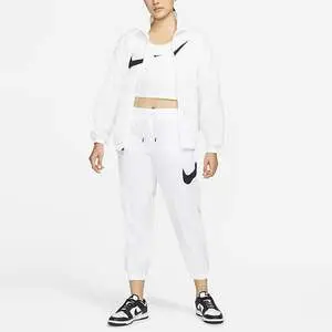 Nike Essential Logo Pattern Wrinkled Woven Jacket
