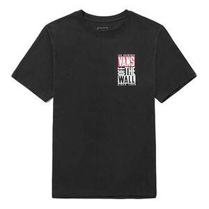 VANS Alphabet Printing Short Sleeve Couple Style - Black
