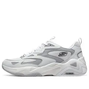 Sketchers D'lites Hyper Burst Athletic Sneakers - White/grey