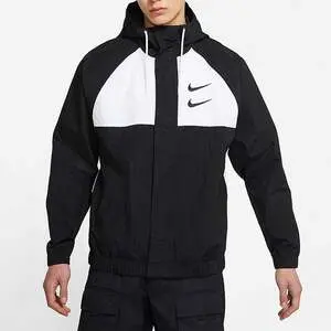 Nike Swoosh Windproof Sports Woven Hooded Jacket