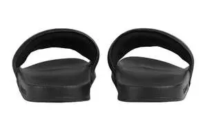 Gucci Interlocking Double G Flat Sandals - Black/white