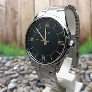 Casio Classic Analog Watch With Stainless Steel Strap