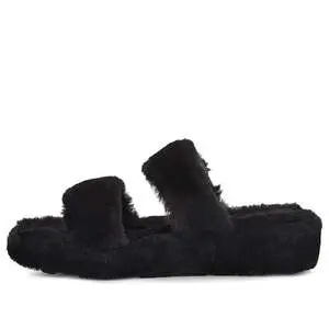 UGG Fuzz Yeah Slide Sandals - Black