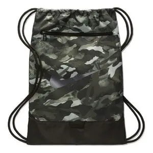 Nike Brasilia 9.0 Aop 2 Gym Sack - Green/black
