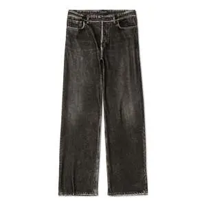 Balenciaga Wide Leg Trompe L'oeil Jeans