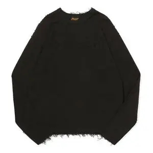 Drew House Reverse Terry Secret Long Sleeve T-shirt - Black