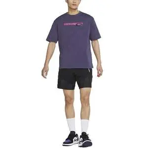 Nike As J 23eng 85 Ss Crew Dark Raisin - Purple