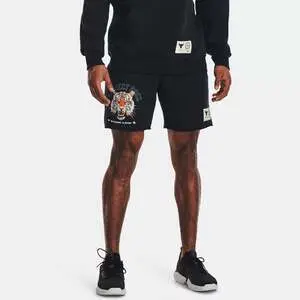 Under Armour Project Rock Rival Solid Shorts - Black