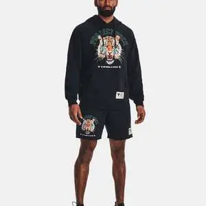 Under Armour Project Rock Rival Solid Shorts - Black
