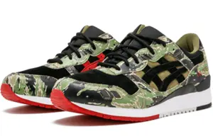 Asics Atmos X Gel-lyte 3 "green Tiger Camo" Sneakers - Camouflage