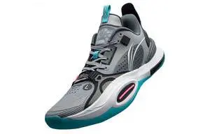 LI-NING Wade All City 'tns Team No Sleep' Athletic Sneakers - Grey/teal