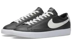 Nike Blazer Low Leather Sneakers - Black/sail