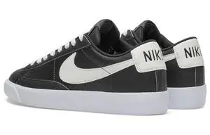 Nike Blazer Low Leather Sneakers - Black/sail