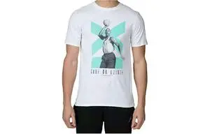 JORDAN Retro 11 T-shirt 'white - White/blue