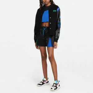 JORDAN X Aleali May Stand-up Collar Baseball Jacket