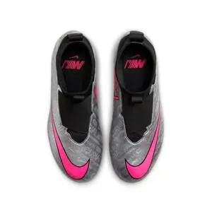 Nike Mercurial Superfly 9 Academy 25 Mg Soccer Cleats - Silver/pink