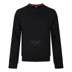 Nike Lebron Fleece Lined Long Sleeve Pullover - Black/orange