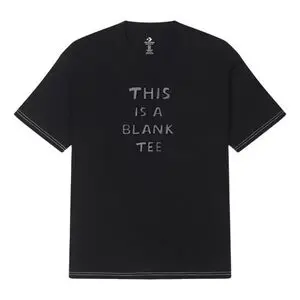 CONVERSE Logo T-shirt Asia Sizing - Black