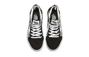 VANS Sk8-hi Zip Casual Gs Leopard Print High Top Sneakers