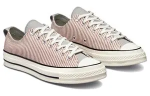 CONVERSE Chuck 70 Low Top "crafted Stripe - White/red