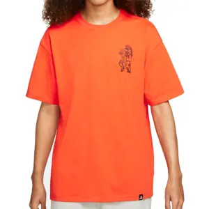 Nike Troll Tee" Graphic T-shirt - Rush Orange
