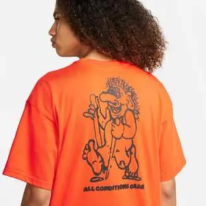 Nike Troll Tee" Graphic T-shirt - Rush Orange