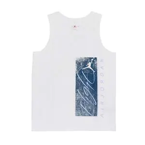 JORDAN Graphic Tank - White/blue