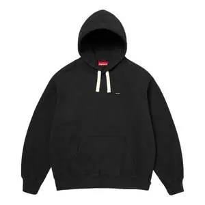 Supreme Small Box Drawcord Hooded Sweatshirt - Black