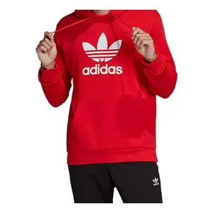 Adidas Originals Trefoil Hoodie - Pinkred