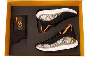 Under Armour Curry 8 "strike & Flow" Athletic Sneakers - Black/brown