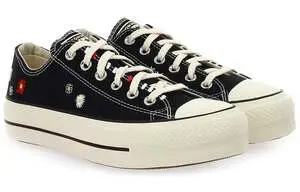 CONVERSE Chuck Taylor All Star Lift Low "daisy Embroidery