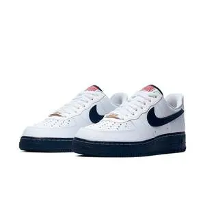 Nike Force 1 Low '07 Lv8 'usa' Sneakers - White/gold/blue