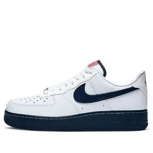 Nike Force 1 Low '07 Lv8 'usa' Sneakers - White/gold/blue