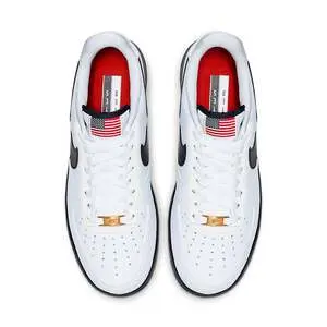 Nike Force 1 Low '07 Lv8 'usa' Sneakers - White/gold/blue