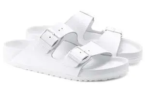 BIRKENSTOCK Arizona Leather Sandals - White