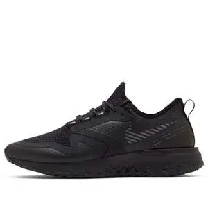 Nike Odyssey React 2 Shield Metallic Silver Athletic Sneakers - Black