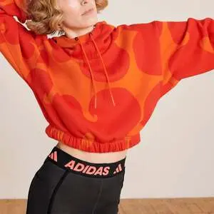 Adidas X Marimekko Cropped Hoodie