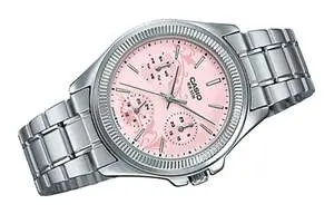 Casio Retro Series Analog Watch With Stainless Steel Strap