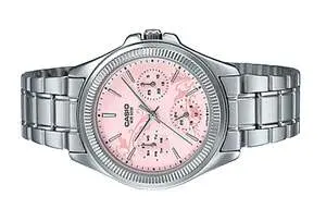 Casio Retro Series Analog Watch With Stainless Steel Strap