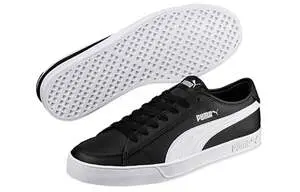 PUMA Smash V2 Vulc Sl Low Top Sneakers - White/black