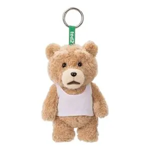 POP MART Ted2 Teddy Bear Action Plush Pendant Vest Bear - Multi-color