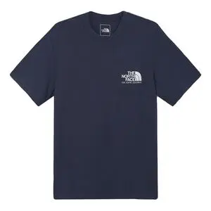 The North Face Logo Short Sleeve T-shirt - Navy