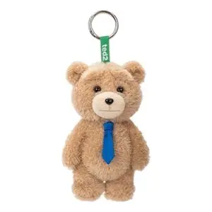 POP MART Ted2 Teddy Bear Plush Pendant With Necktie - Multi-color