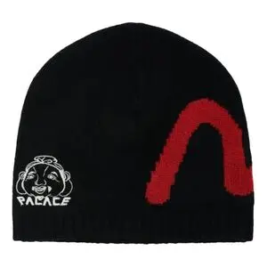 PALACE X Evisu Seagull Godhead Beanie - Black