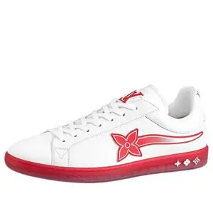 LOUIS VUITTON Luxembourg Samothrace Trainers - White/red