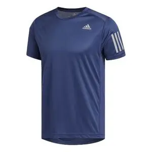Adidas Own The Run Short Sleeve Tee - Navy Blue