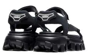 Prada Sporty Woven Nylon Tape Sandals