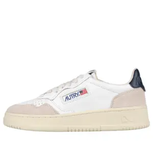 AUTRY Medalist Low Top Sneakers - White/suede/blue