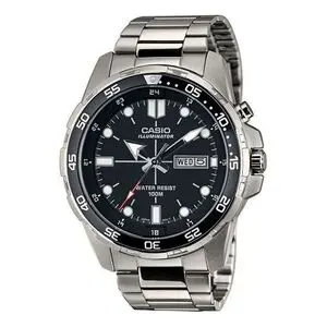Casio Stainless Steel Analog Watch With Illuminator