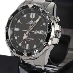 Casio Stainless Steel Analog Watch With Illuminator